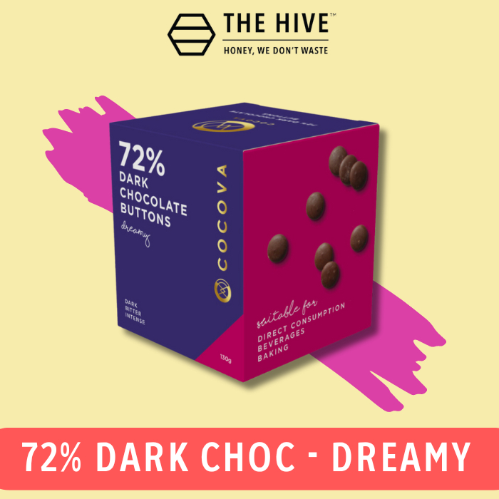 Cocova Dreamy 72% Dark Chocolate Buttons | Shopee Malaysia