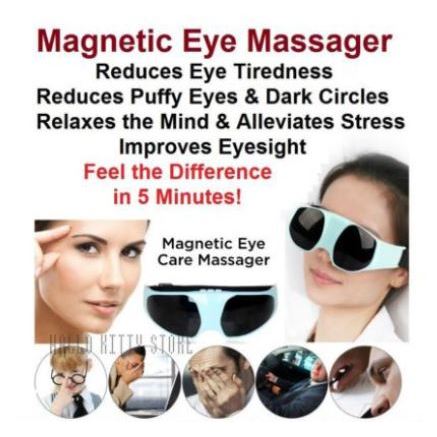 Vibrating Eyes Massager Relax Eyes Improve Eyesight Reduce Eyebags Dark ...