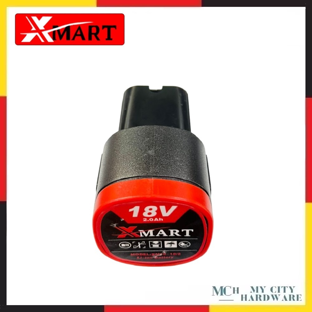 X-MART XM-B1820 18V 2.0AH Lithium-Ion Battery | Shopee Malaysia