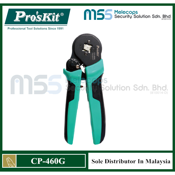 Pro'skit CP-460G Wire Ferrule Crimp Tool-Square Crimp (156mm) | Shopee Malaysia