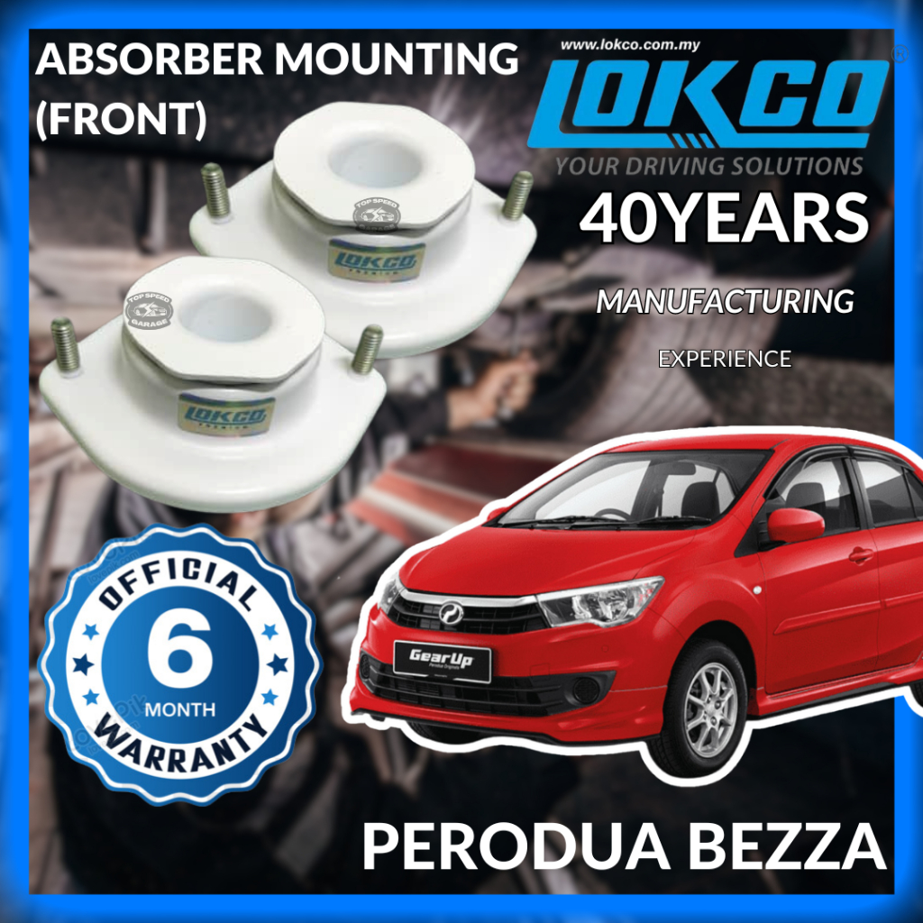 LOKCO Premium Heavy Duty Absorber Mounting PERODUA BEZZA Front/Depan ...