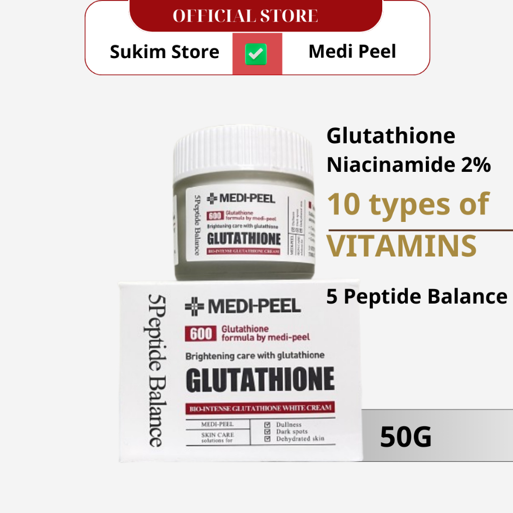 MEDI PEEL Glutathione 600 White Cream 50g | Shopee Malaysia