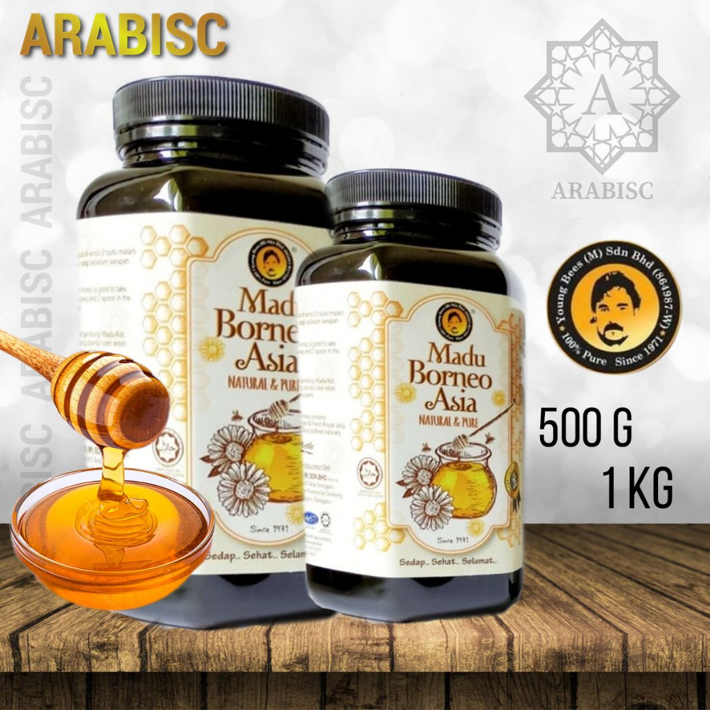 Madu Borneo Asia Asli Lembah Akasia Sarawak Young Bees Borneo Honey Organic Young Bees l Ready ...