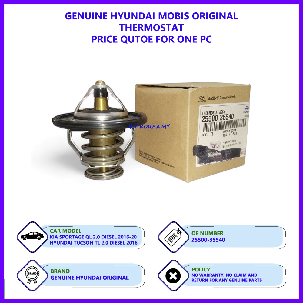 Kia Sportage QL 2.0 Diesel / Hyundai Tucson TL 2.0 Diesel 2016-2020 ...