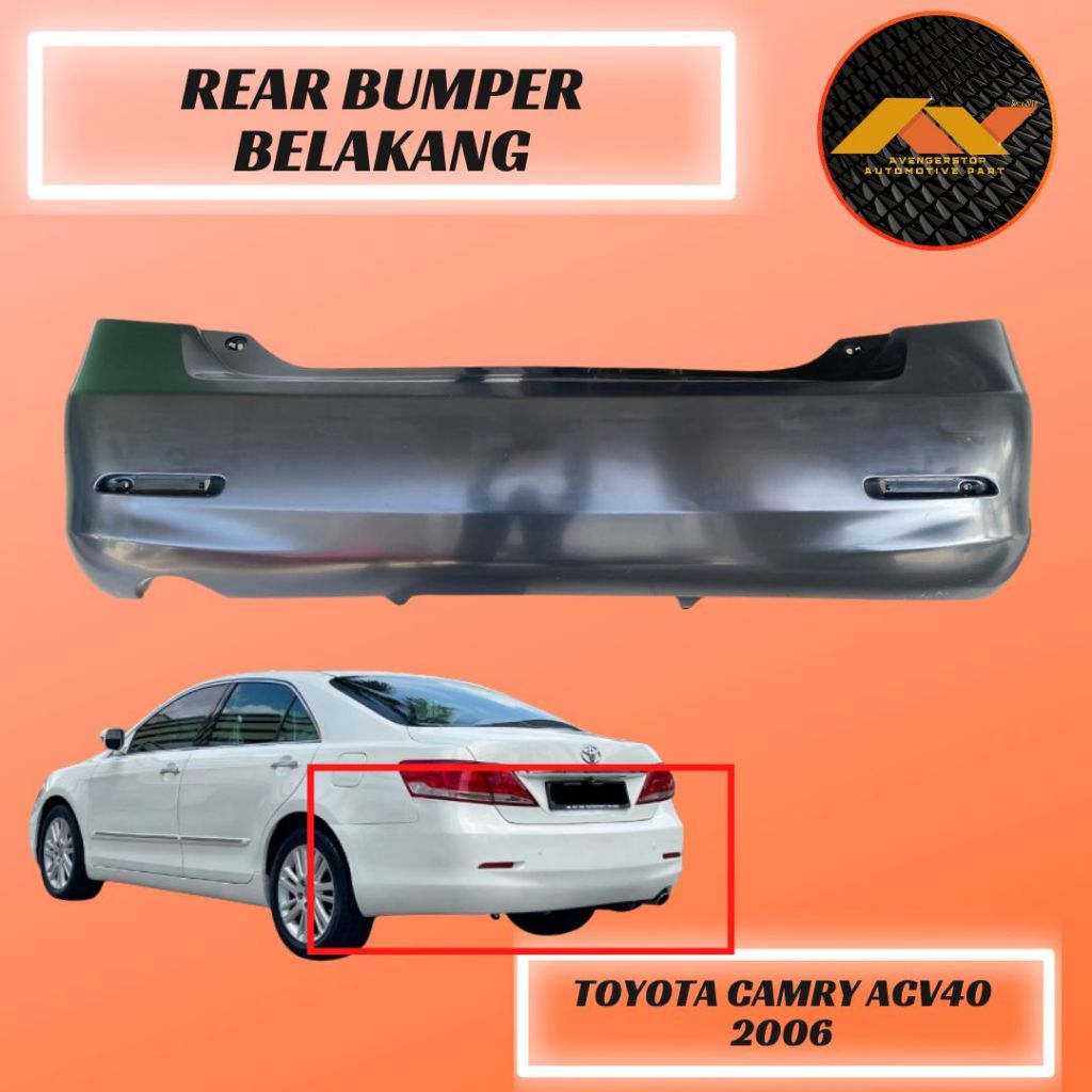 Toyota Camry ACV40 2006 Rear Bumper New 100% New High Quality | Shopee ...
