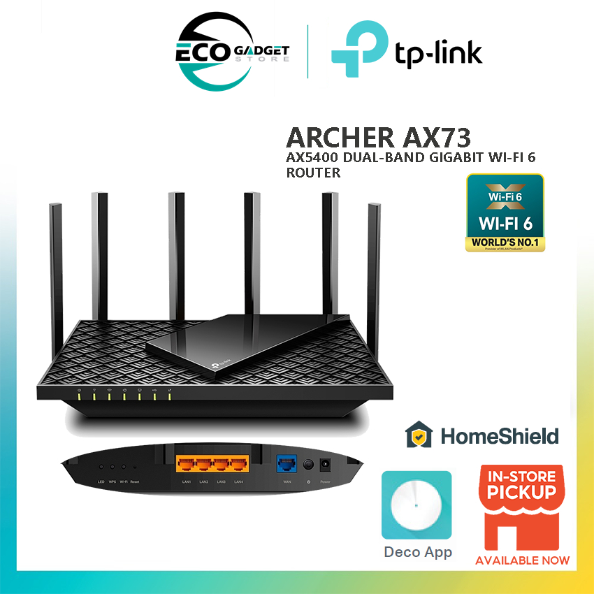 TP-Link Archer AX72 Archer AX73 AX5400 Dual-Band Gigabit Wi-Fi 6 Router ...