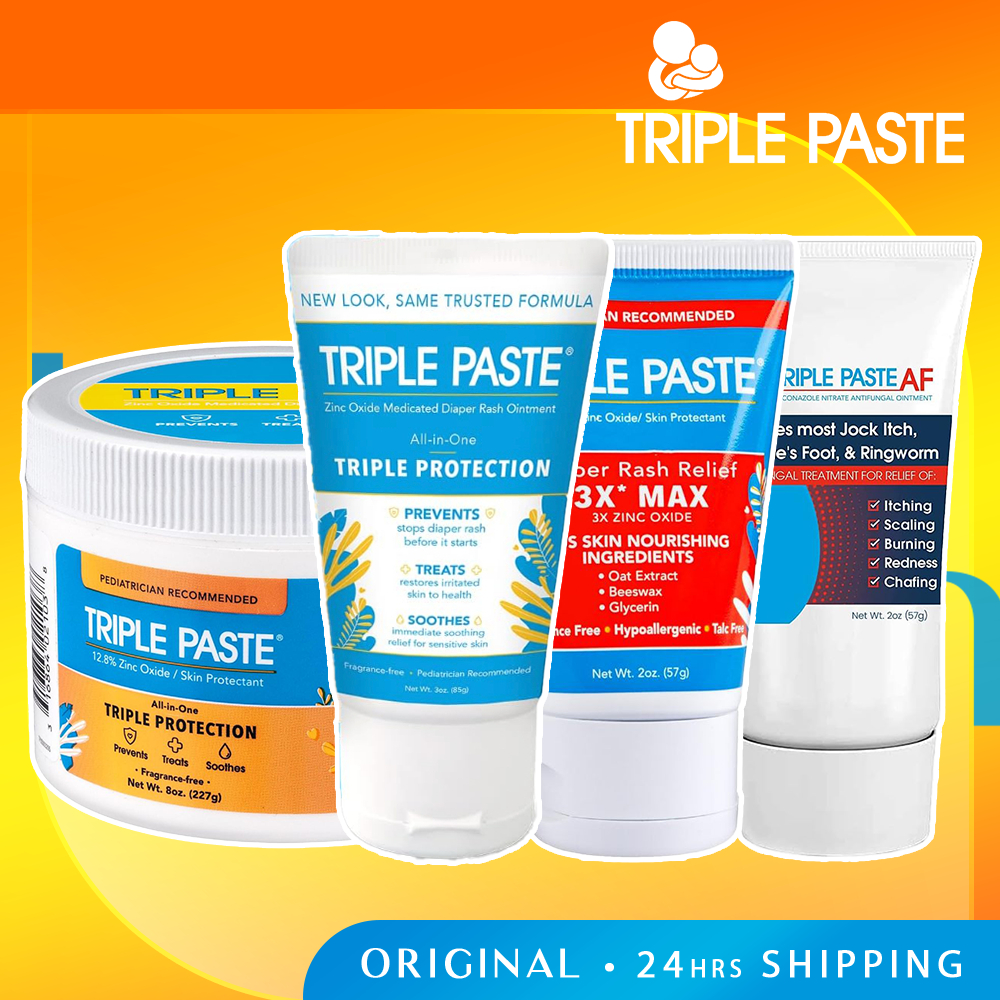 Authentic* Triple Paste Diaper Rash Cream for Baby l Triple Paste 3X ...