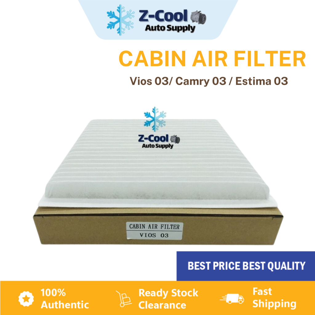 📣Ready Stock Cabin Air Filter📣 Toyota Vios Ncp42 03/ Camry ACV 03 ...