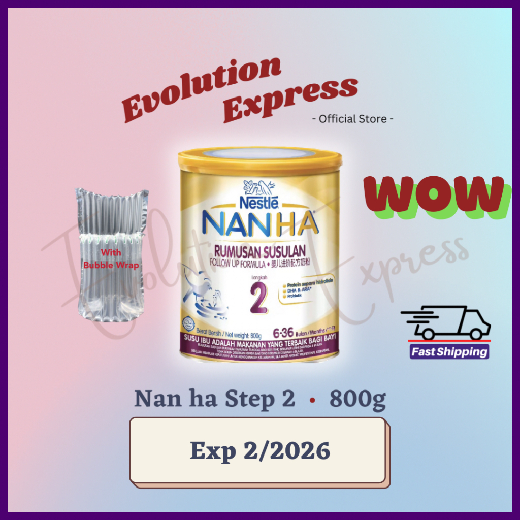Nestle Nan HA Step 2 Hypoallergenic (800g) EXP 2/2026 | Shopee Malaysia