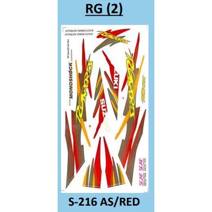 Suzuki rg/rgv body sticker(2) | Shopee Malaysia