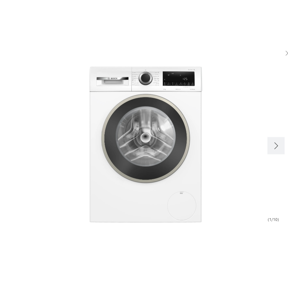 BOSCH Series 4 Washing machine, front loader 9 kg 1400 rpm WGA14400SG ...