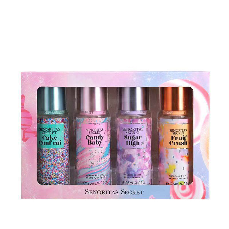 4 IN 1 PERFUME SET SENORITA SECRET SWEET CANDY COLLETION FRAGRANCE BODY ...