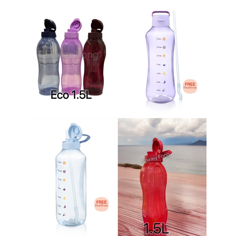 Tupperware Eco Bottle 1.5L / 1.5L Straw / Eco Bottle 2L | Shopee Malaysia