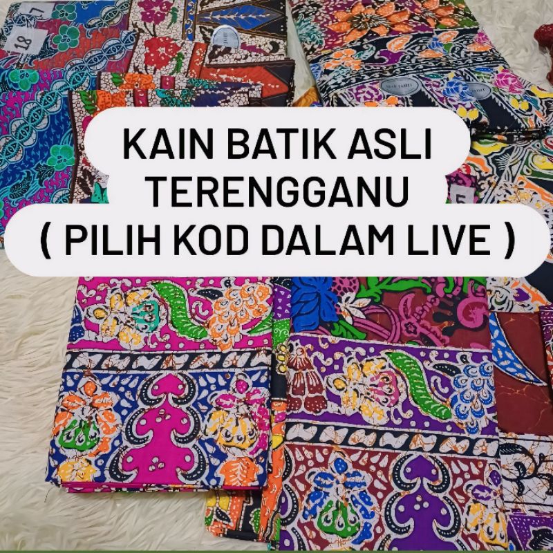 SIAP JAHIT BATIK TERENGGANU ASLI ( ADA COP TERENGGANU ) | Shopee Malaysia