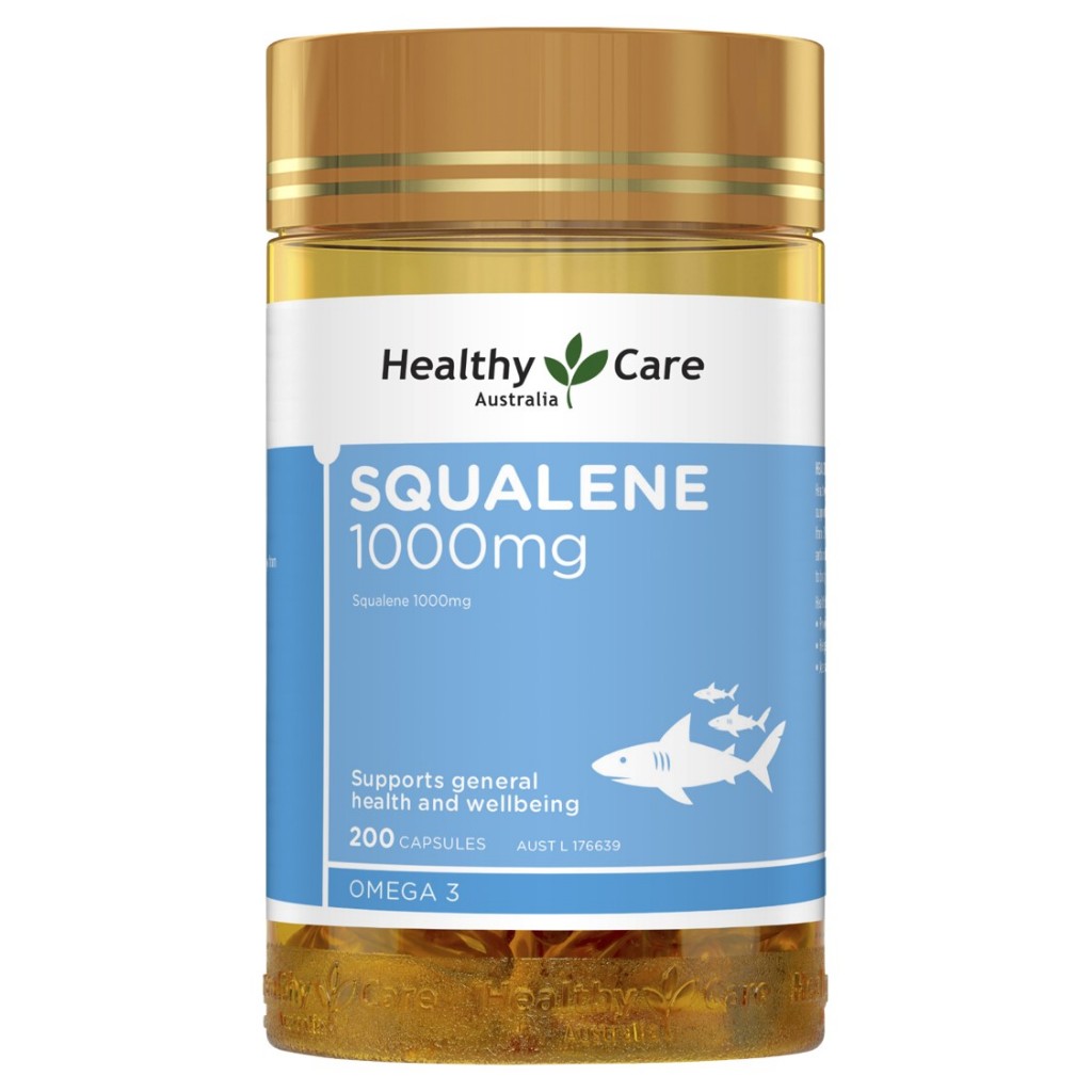 (Expiry NOV 2026) Healthy Care Squalene 1000mg - 200 Capsules | Shopee ...