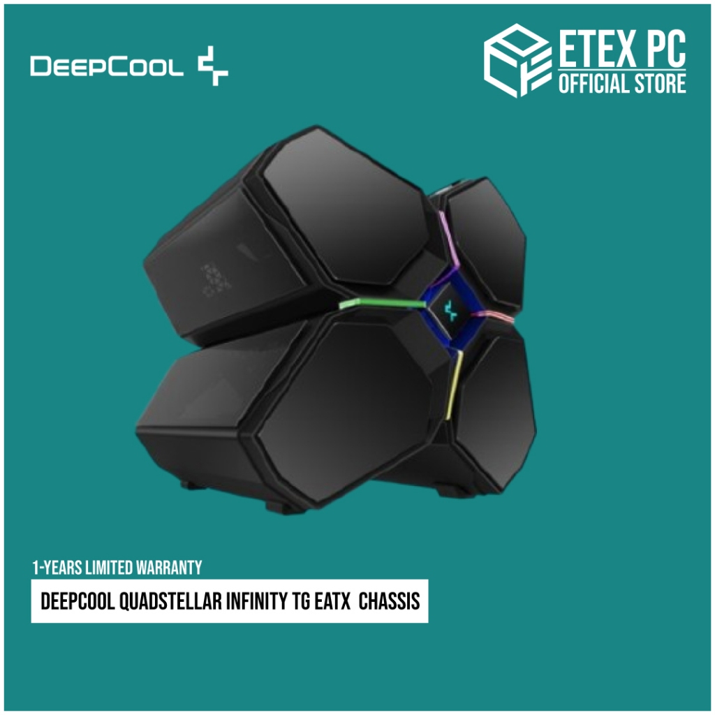 DeepCool Quadstellar Infinity TG EATX Chassis # R-QUADSTELLAR-G-1 ...