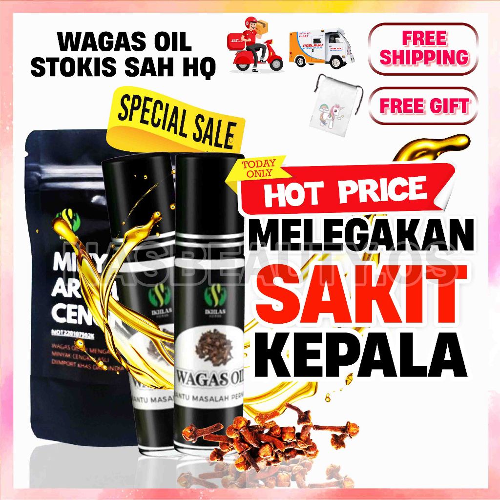 Minyak Cengkih Asli Wagas Oil Aromatheraphy, Minyak Wagas, Minyak ...
