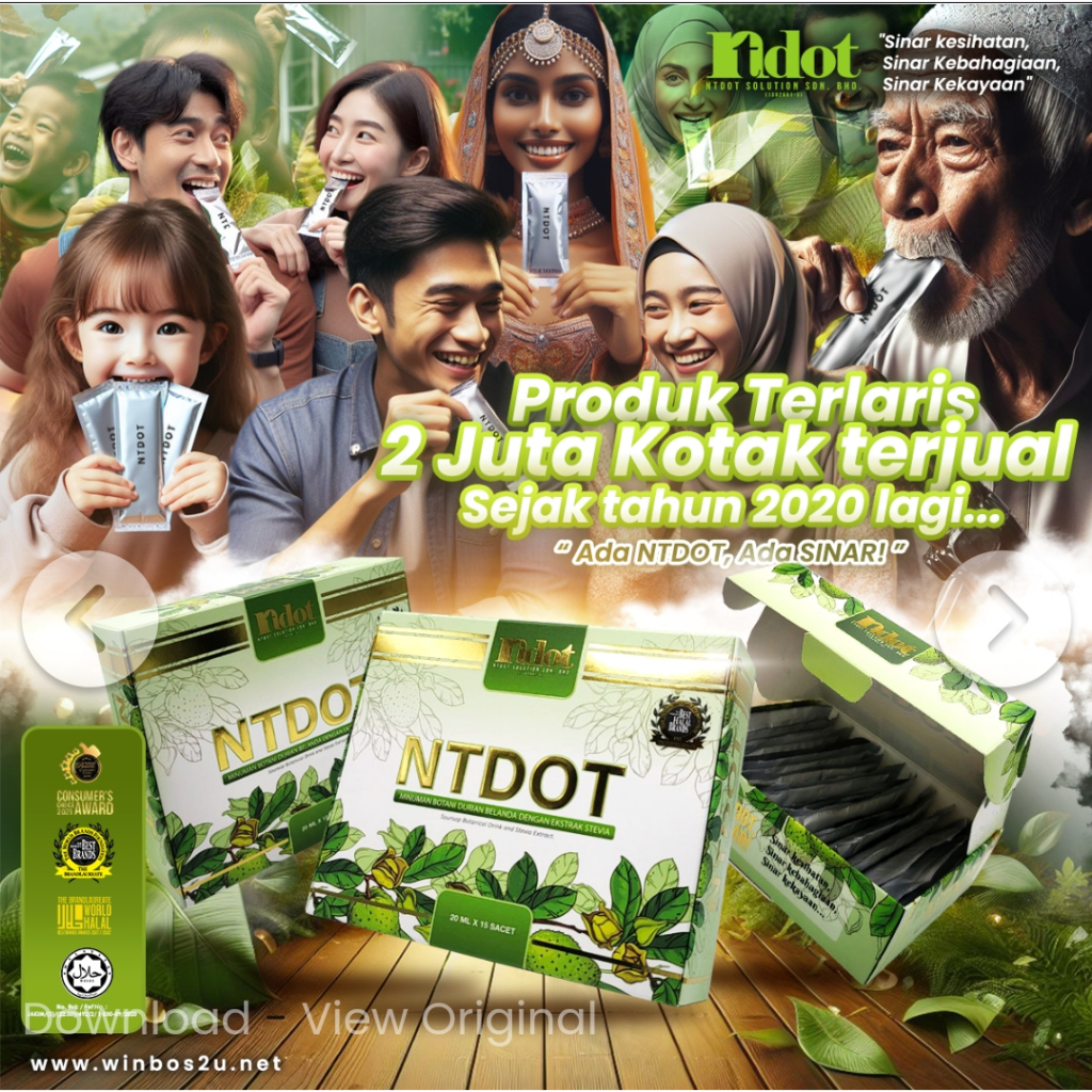 NTDOT - Minuman Botani DURIAN BELANDA dgn ekstrak STEVIA. | Shopee Malaysia