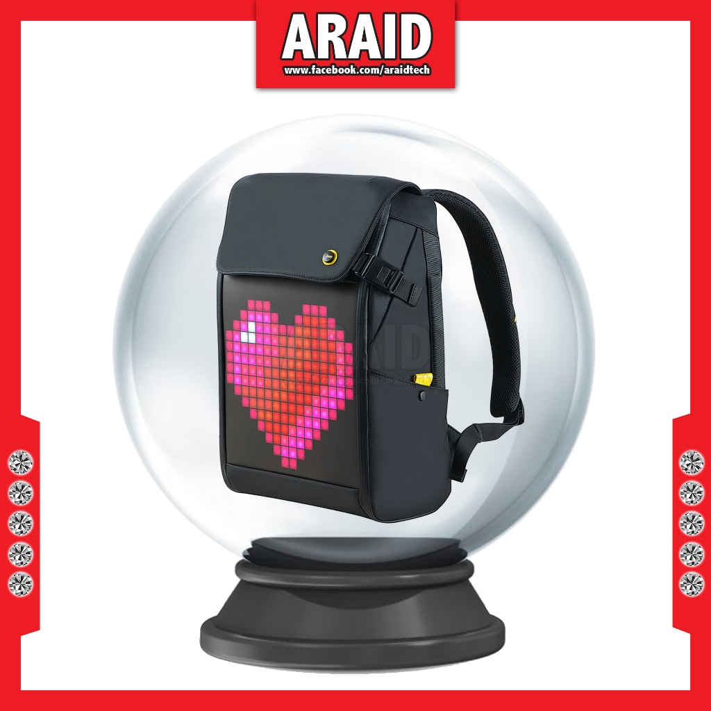 DIVOOM Pixoo Backpack M Innovative Smart LED Backpack | Shopee Malaysia