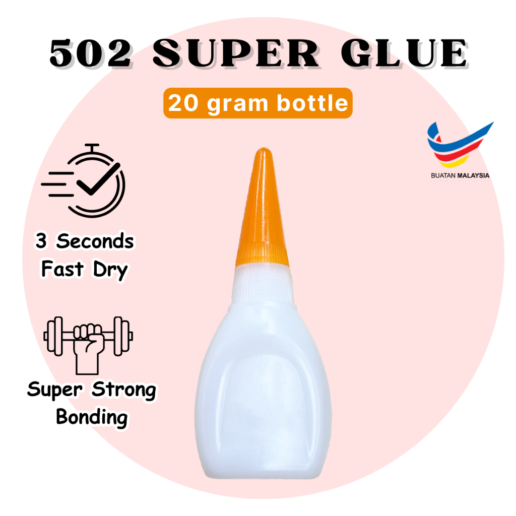 Super Glue Quick Dry 502 Liquid Strong Elephant Glue (20gram) Super ...