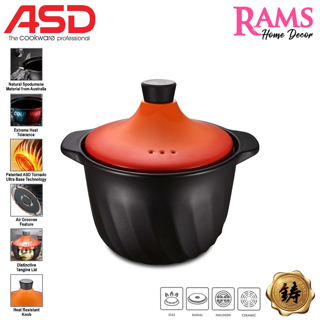 ASD 3500ML / 6000ML Tornado Ceramic Claypot Casserole / Nourishing ...