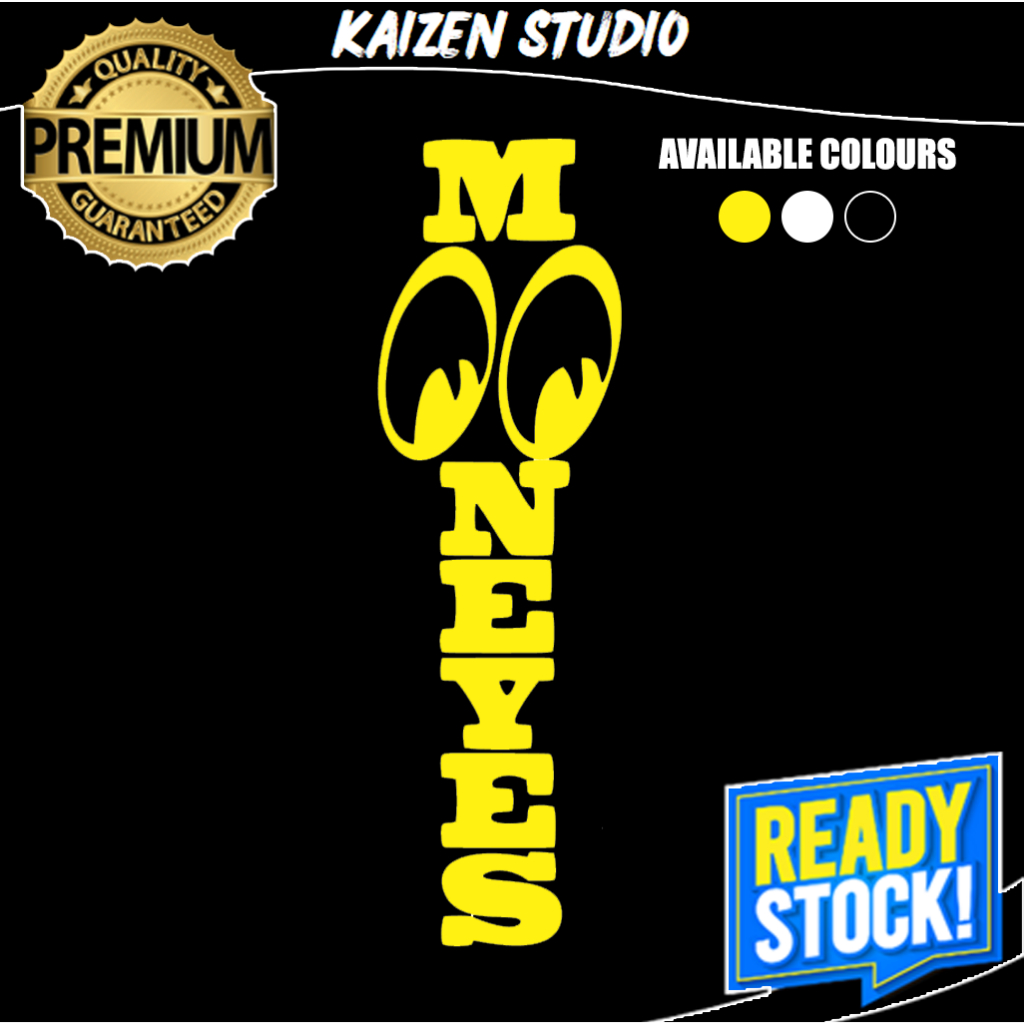 KAIZEN STUDIO MOONEYES Sticker 04 Vinyl Cutting Sticker | Shopee Malaysia