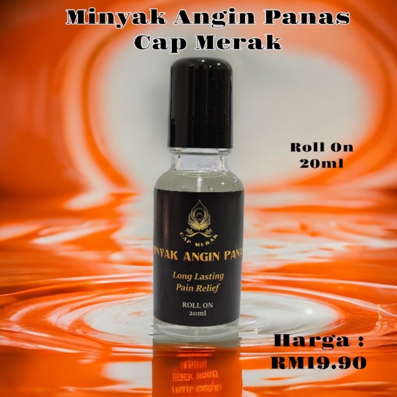 Minyak Angin Panas Cap Merak Roll On 20ml | Shopee Malaysia