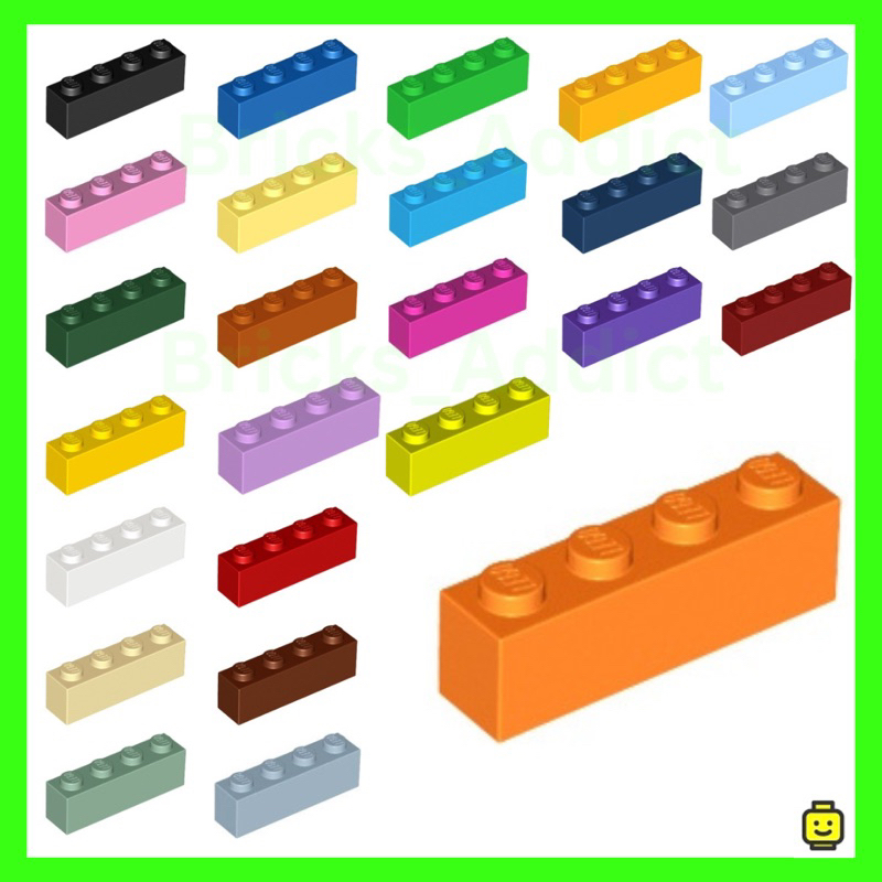 LEGO PARTS (NEW) (GENUINE) 3010 Brick 1x4 Assorted Colours 6146, 3066 ...