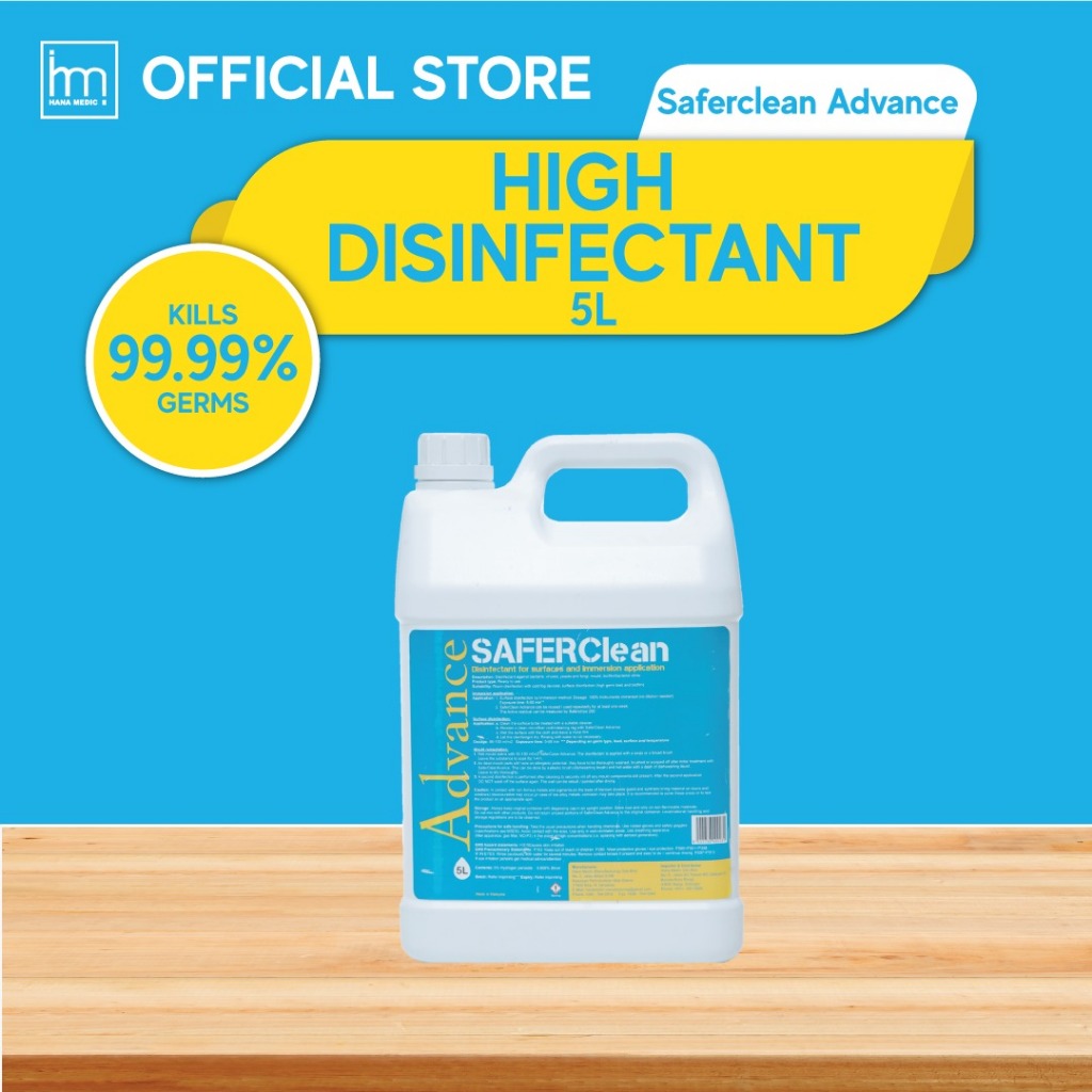 Saferclean Advance Disinfectant (5L) | Shopee Malaysia