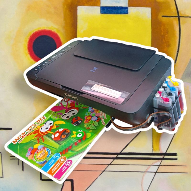 PRINTER BARU CANON E470 5 in 1 PRINT/COPY/SCAN/WIFI/ INK TANK | Shopee ...