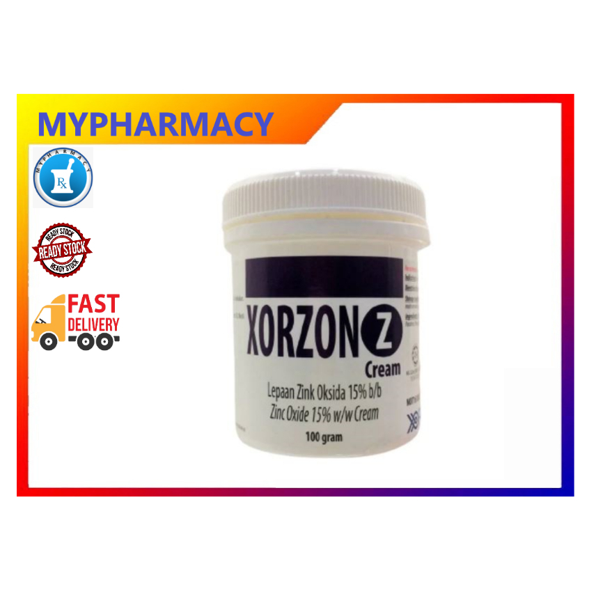 [STOCK CLEARANCE]!!!Xorzon Z Zinc Oxide Cream 100g EXP31.08.24 | Shopee ...