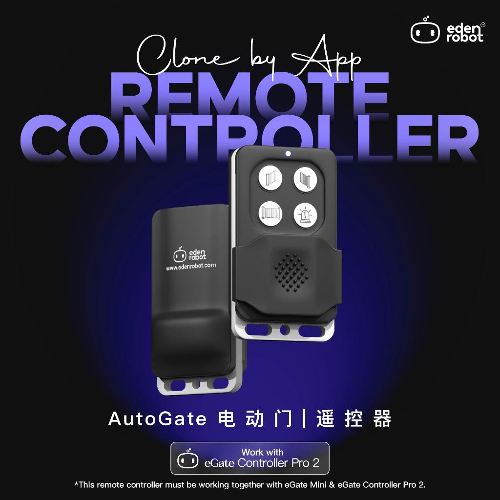 Official Store🌟Eden Robot | Autogate Remote Controller *No code needed ...