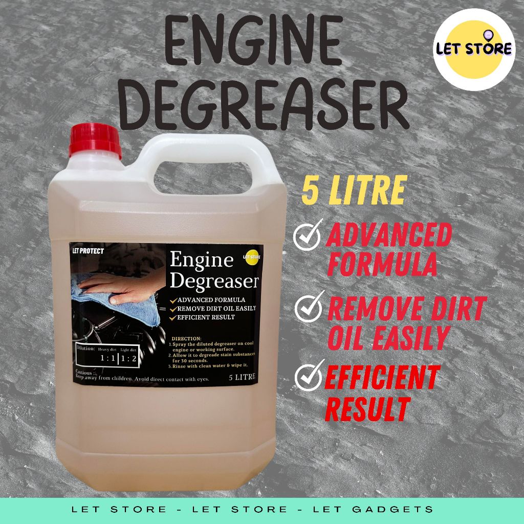 Engine Degreaser 5 Litre Engine Oil Engine Degreaser Chemical Wash for ...