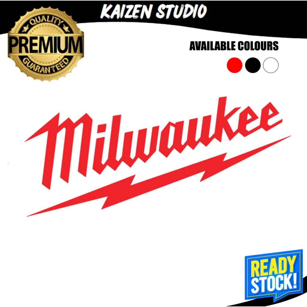 KAIZEN STUDIO Milwaukee Hardware Cutting Vinyl Sticker | Shopee Malaysia