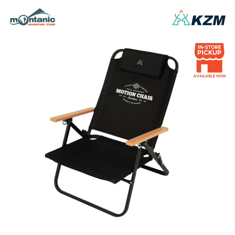 KZM Motion Chair - 80kg Capacity Portable Folding Kerusi Camping Chair ...