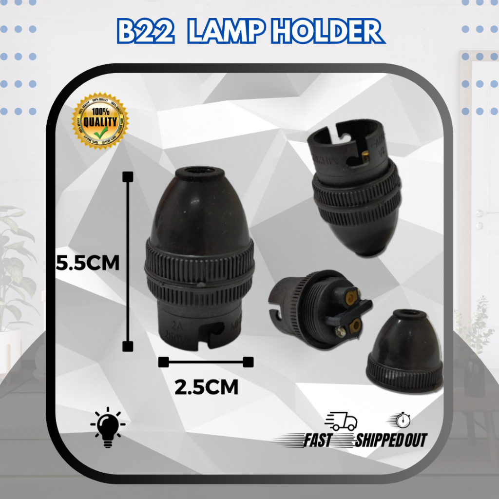 LAMP HOLDER / BULB HOLDER / WEDGE HOLDER / PEMEGANG TAPAK MENTOL (E14/E27/B22/E40) | Shopee Malaysia