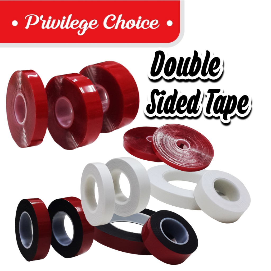 Super Strong Heavy Duty Double Sided Tape / White Foam Double Tape ...