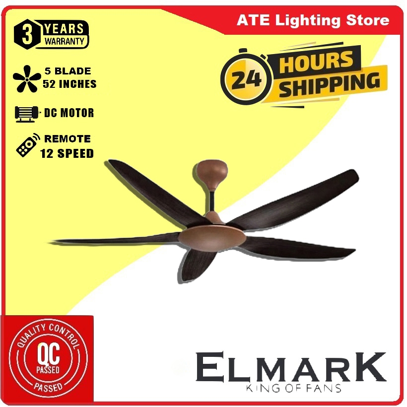 ELMARK / SAKI / 52INCHES / REMOTE CONTROL / DC FAN /JAPANESE MUJI STYLE ...