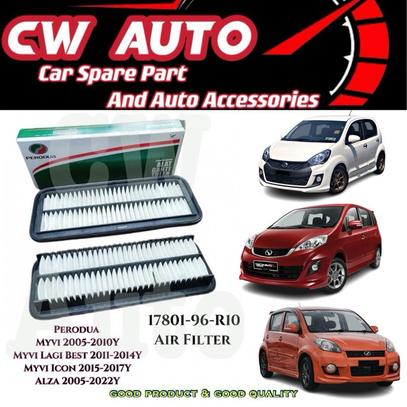 ORIGINAL AIR FILTER PERODUA MYVI 1.3 MYVI LAGI BEST MYVI ICON ALZA ...