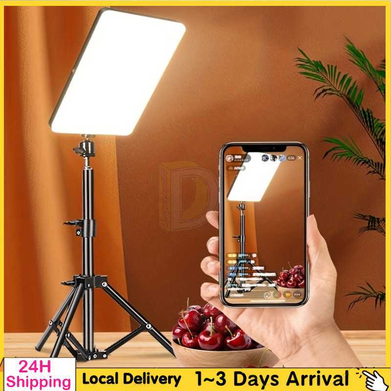 💡10 Inch Heavy Duty Light Stand LED Fill Light Adjustable Tripod Stand ...