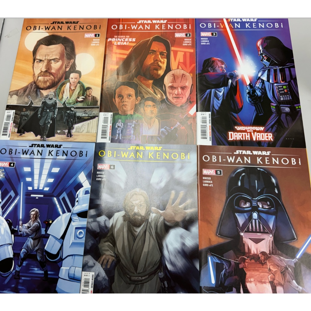Obi-Wan Kenobi - COMPLETE SET of 6 COMICS - Disney Plus - MARVEL Comics ...
