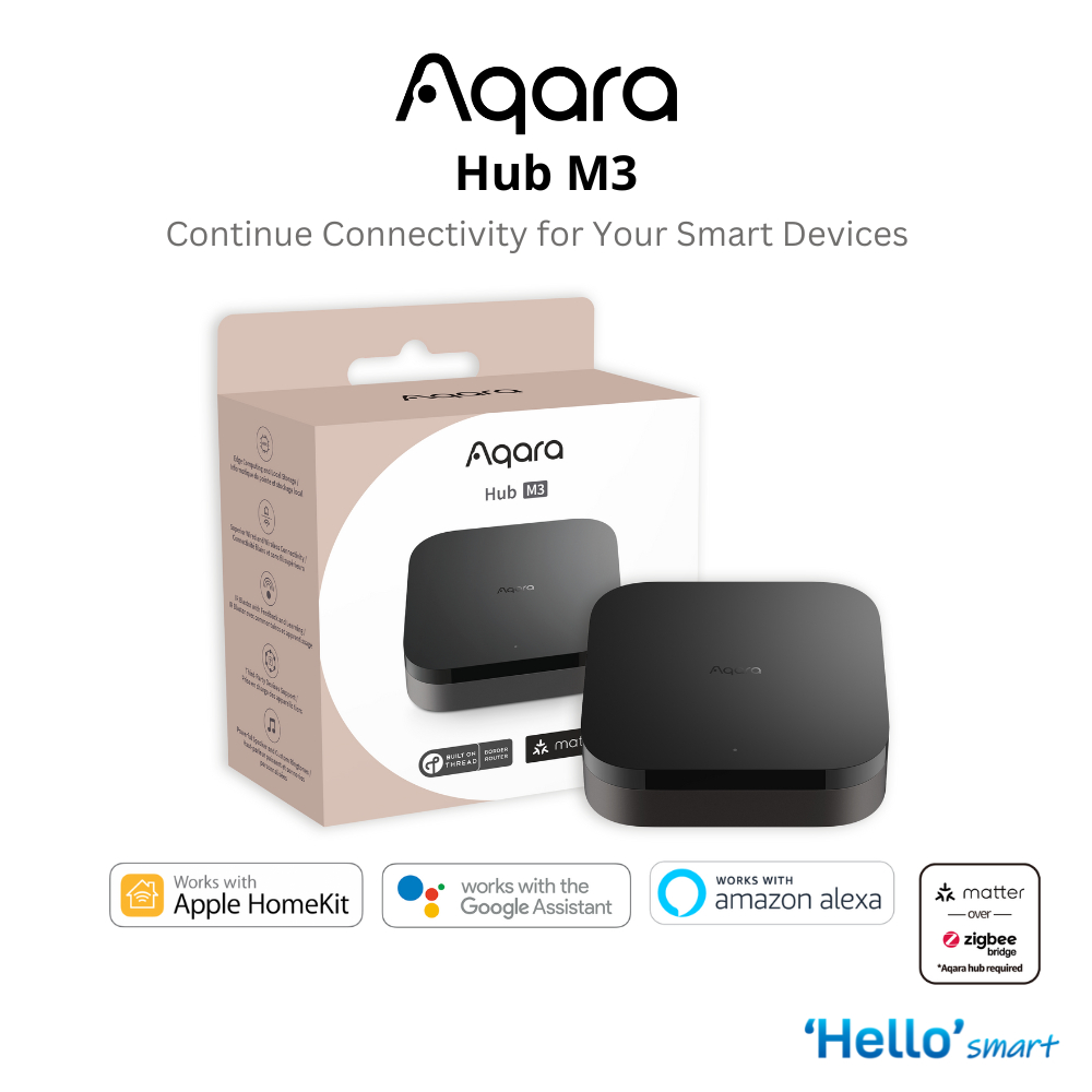【Pre Order】Aqara Hub M3 | Zigbee 3.0 | Smart Home Controller | Matter ...