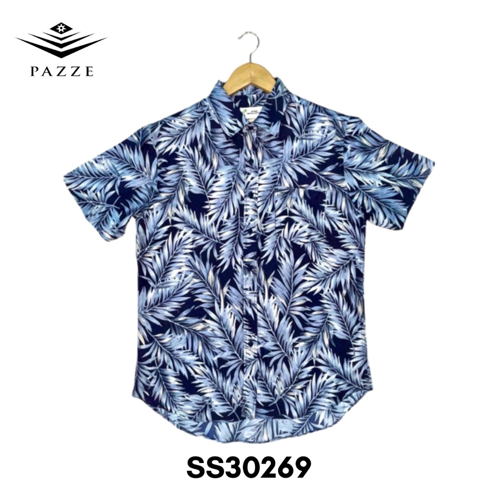 [Exclusive Promo 2/2] Pazze Baju Batik Slim Fit Short Sleeve | Shopee ...