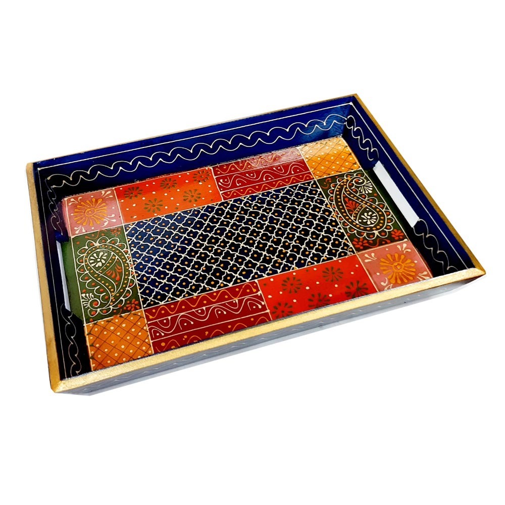 Colourful Multipurpose Wooden Tray / Dulang Kayu 36x29 | Shopee Malaysia