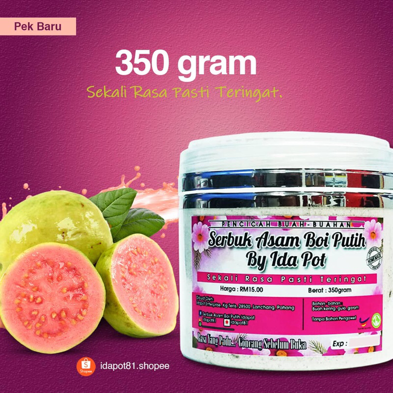 ASAM BOI PUTIH VIRAL | Shopee Malaysia