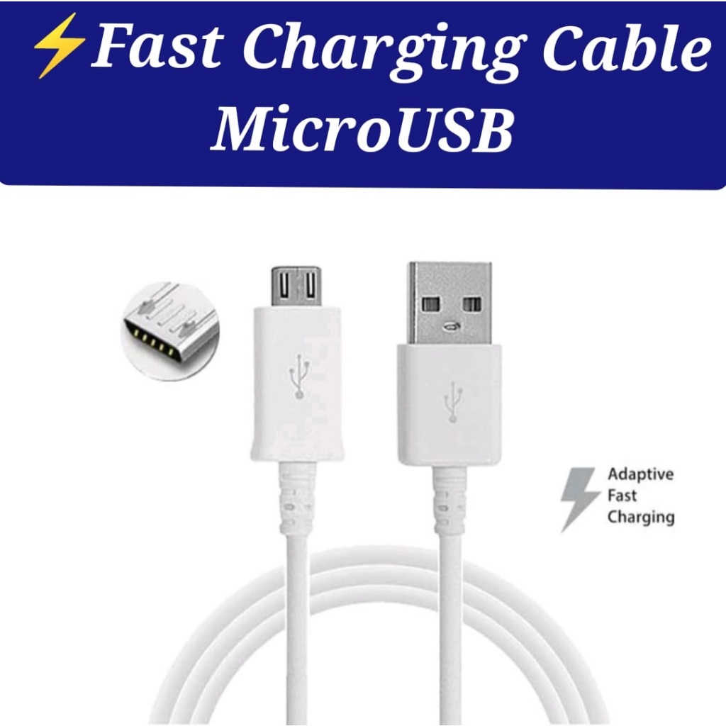 Super Quick Fast Charge Micro Android Data Usb Cable (Import) | Shopee ...