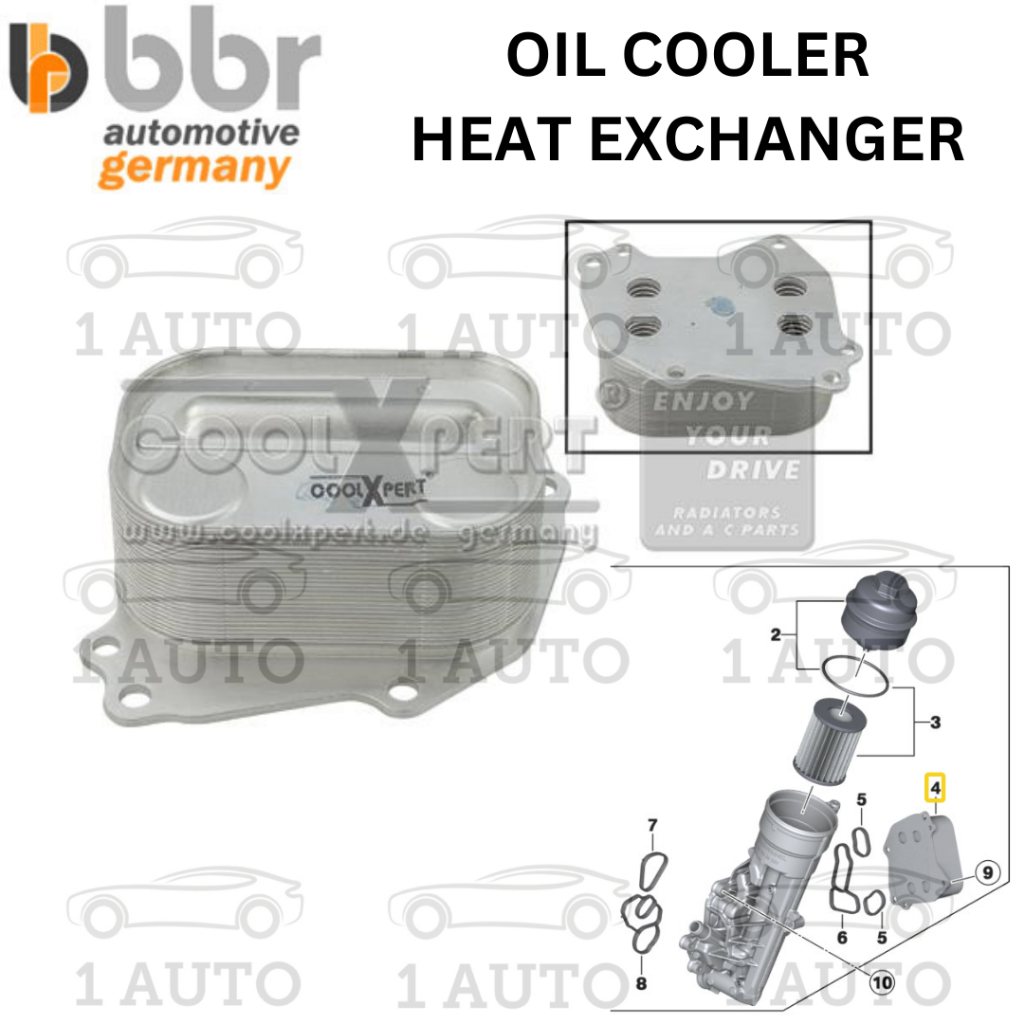 BBR COOLXPERT GERMANY ENGINE OIL COOLER HEAT EXCHANGER BMW F20 118i ...
