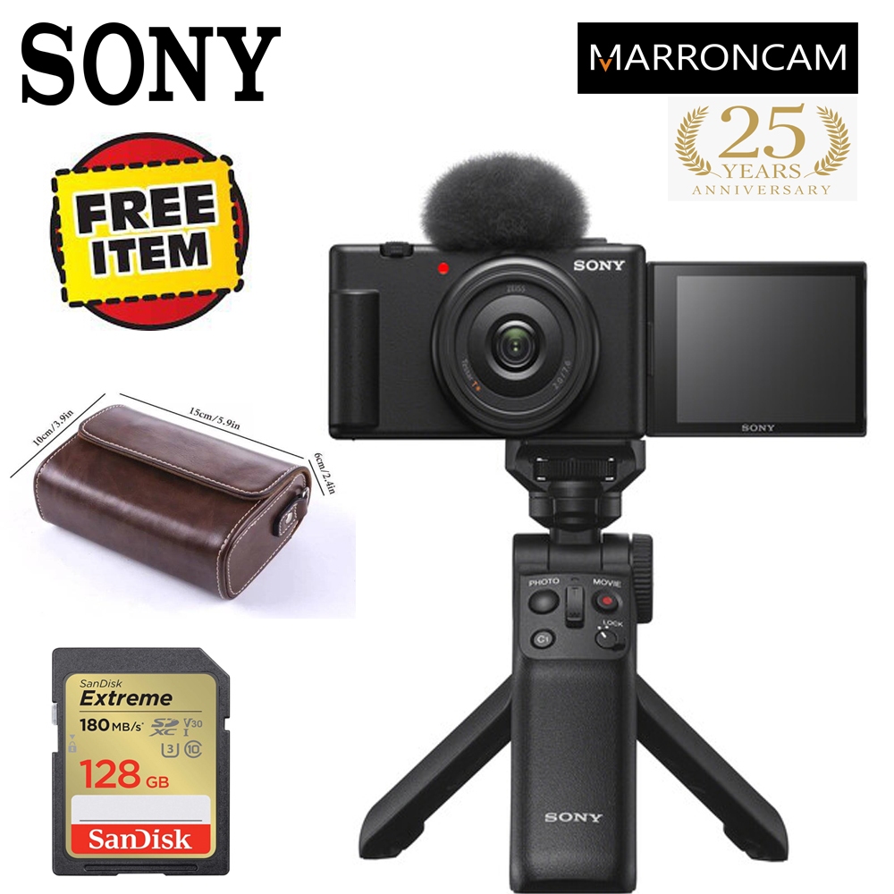 Sony ZV-1F Vlogging Camera (Black) | Shopee Malaysia