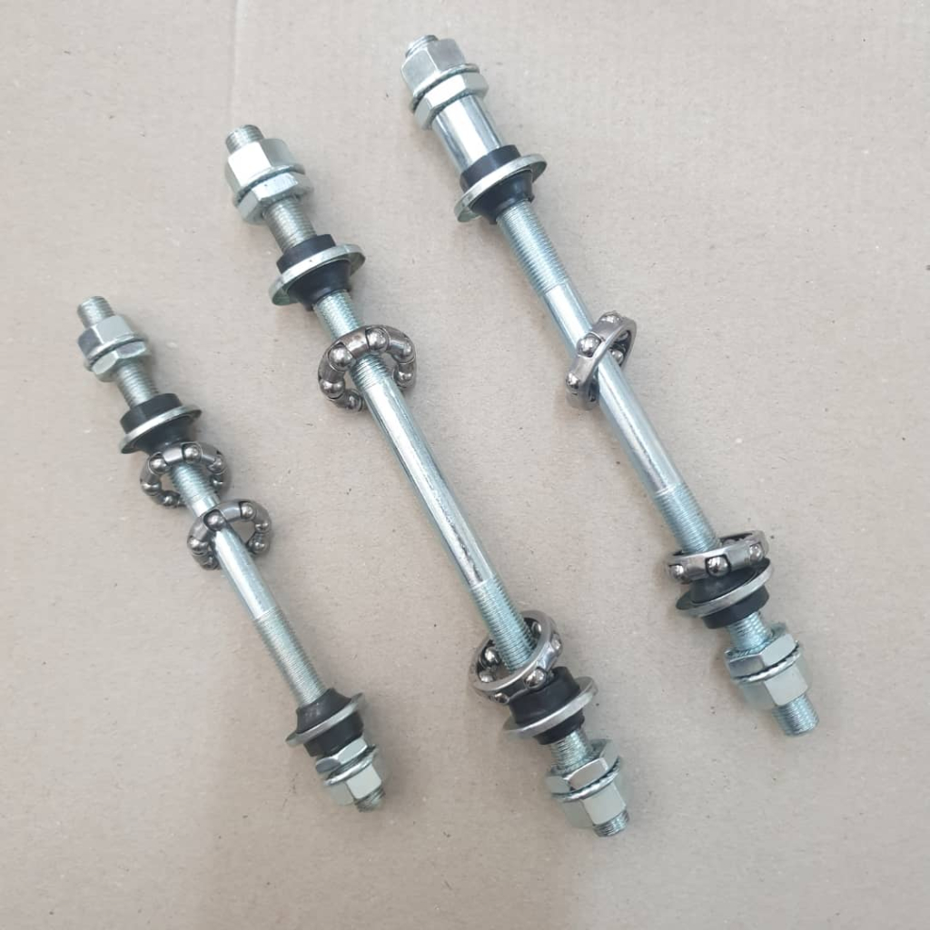 Ready Stock >> Shaft with Ball Bearing Front / Rear Set Sap Basikal ...