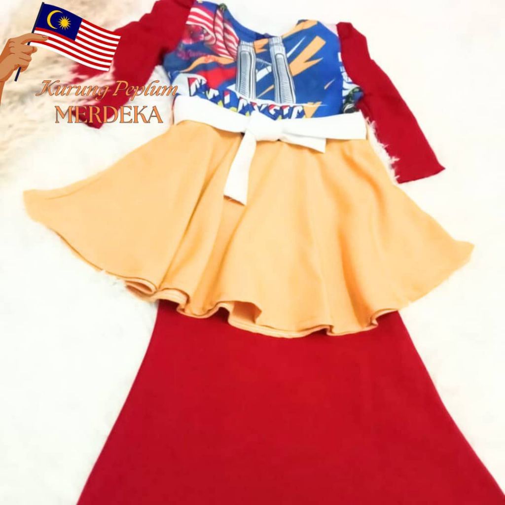 READY STOCK BAJU MARDEKA GIRLS & BOY, KEBAYA PRINTED MERDEKA, TELOK ...